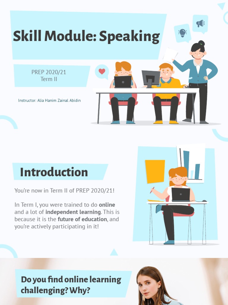 Speaking Module For Term II | PDF | Communication