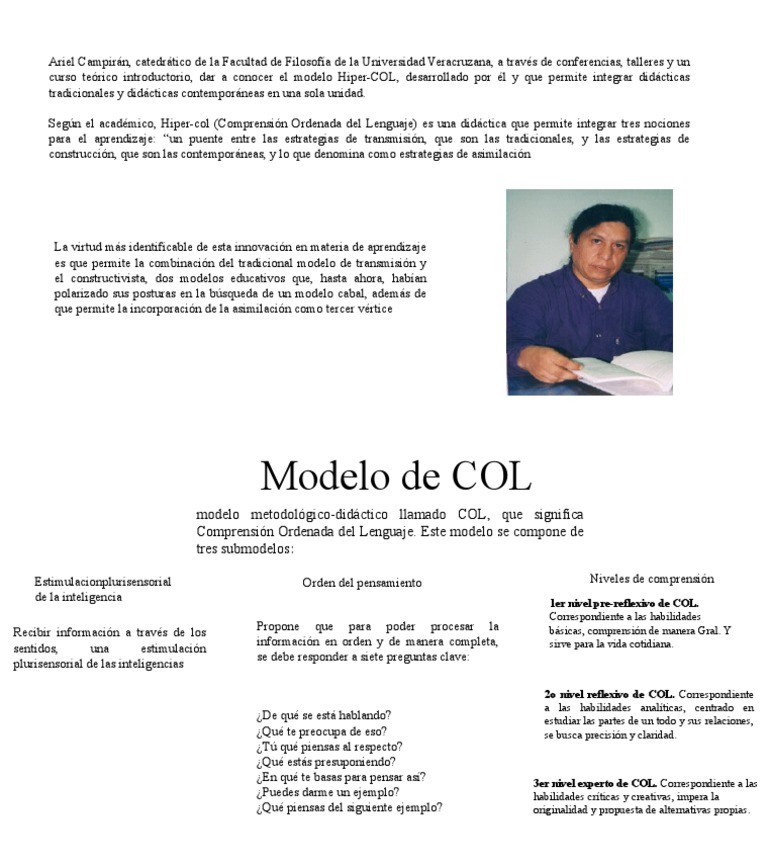 Modelo COL | PDF | Aprendizaje | Comprensión