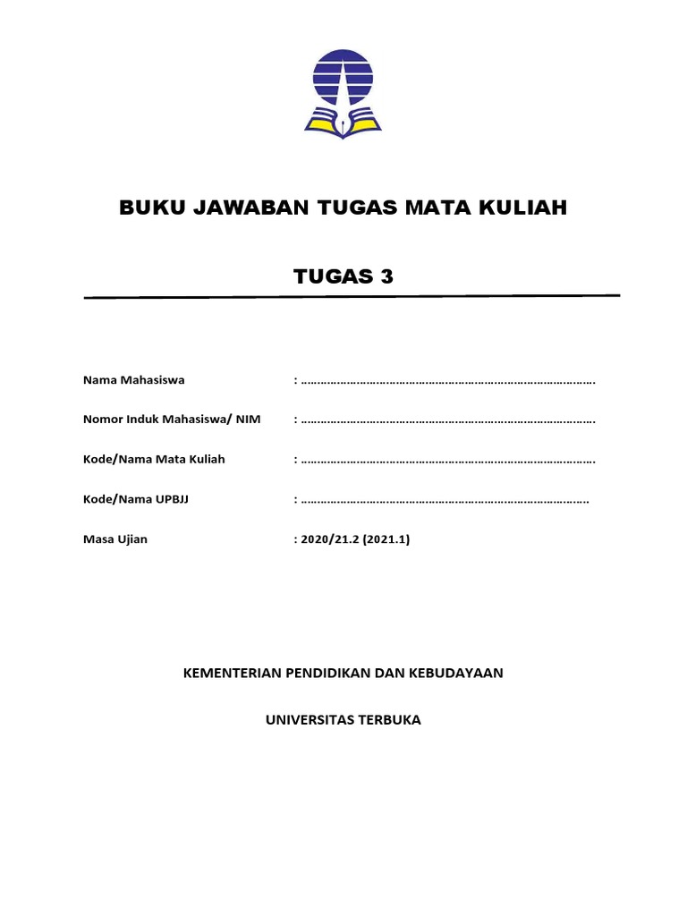 BUKU JAWABAN TUGAS MATA KULIAH Ut | PDF