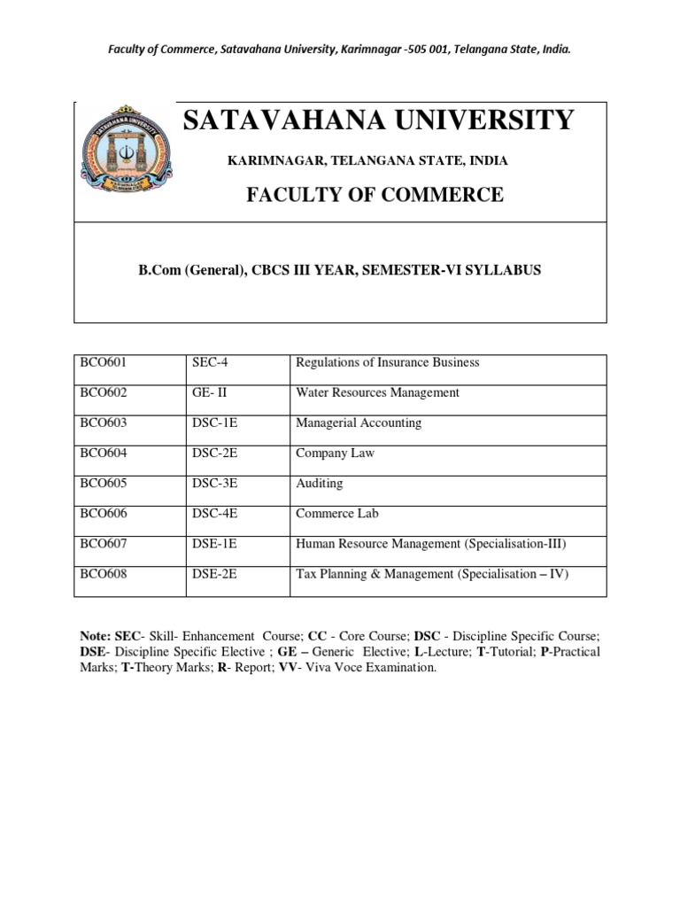 Su B General Cbcs Semester Iii Syllabus Pdf Expense Capital