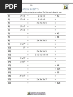 INDICES Cheat Sheet | PDF | Exponentiation | Numbers