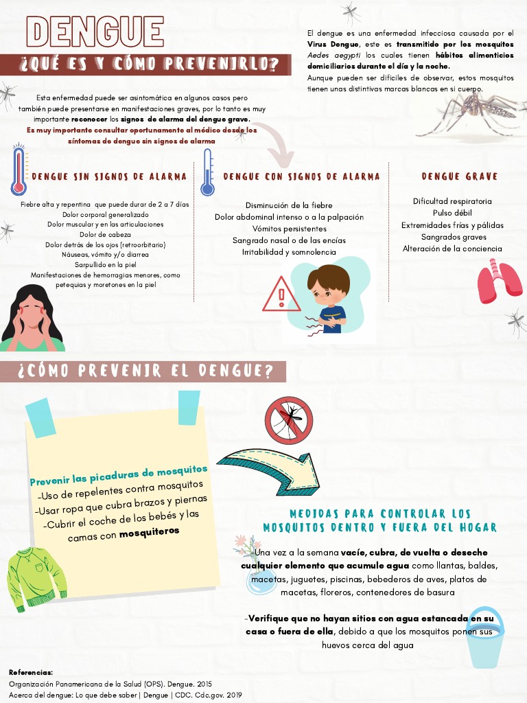 Dengue Infografía | PDF | Especialidades Medicas | Salud pública