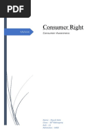 Project On Consumer Rights Class 10 Cbse | PDF | Consumer Protection ...