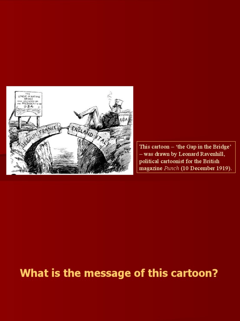 This Cartoon - The Gap in The Bridge' - Was Drawn by Leonard Ravenhill ...