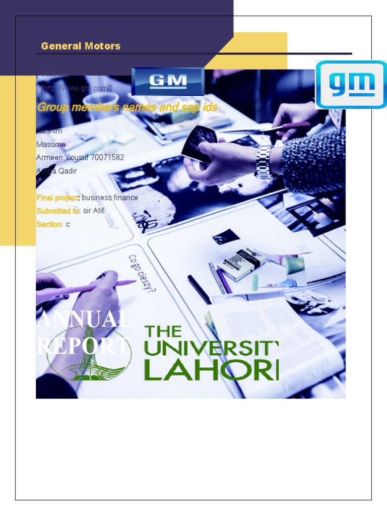 General Motors 2020 Annual Report | PDF | General Motors | Equity (Finance)