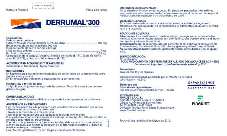 DERRUMAL | PDF | Medicamentos con receta | Medicina CLINICA