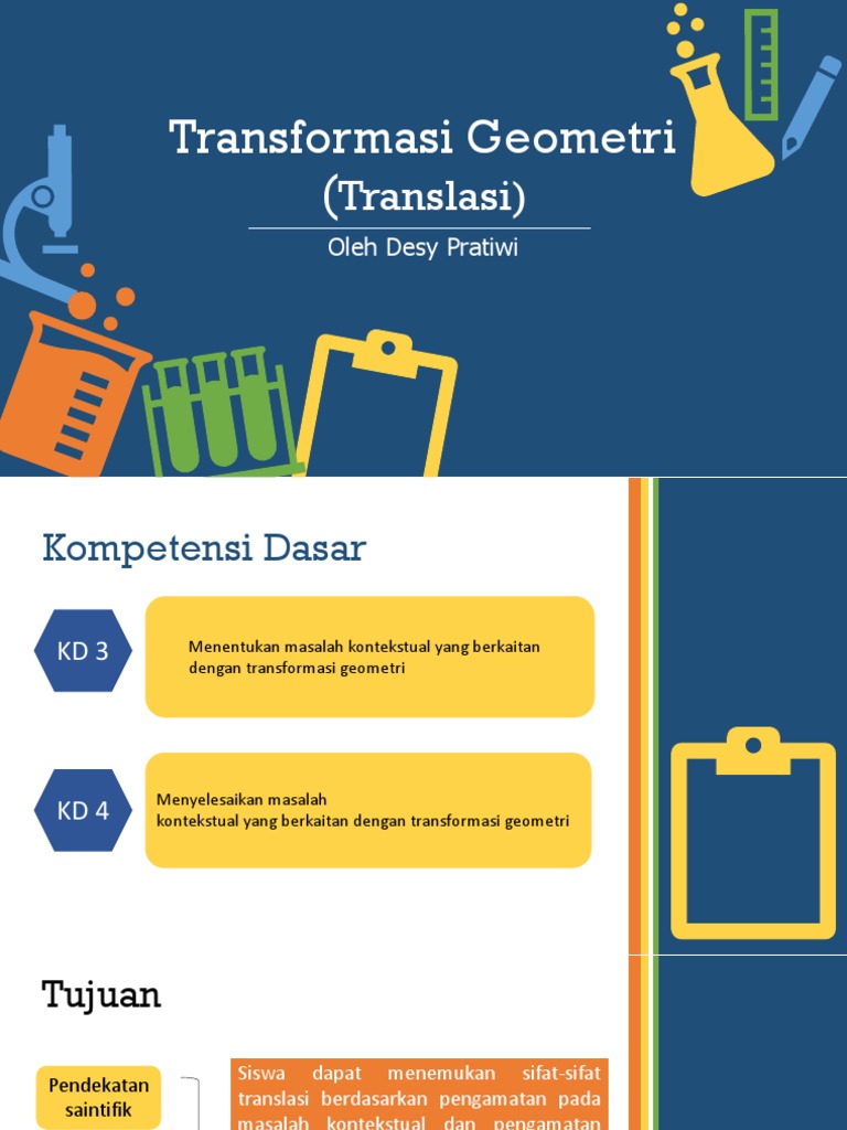 MATERI I XI Translasi | PDF | Metode & Bahan Ajar | Sains & Matematika