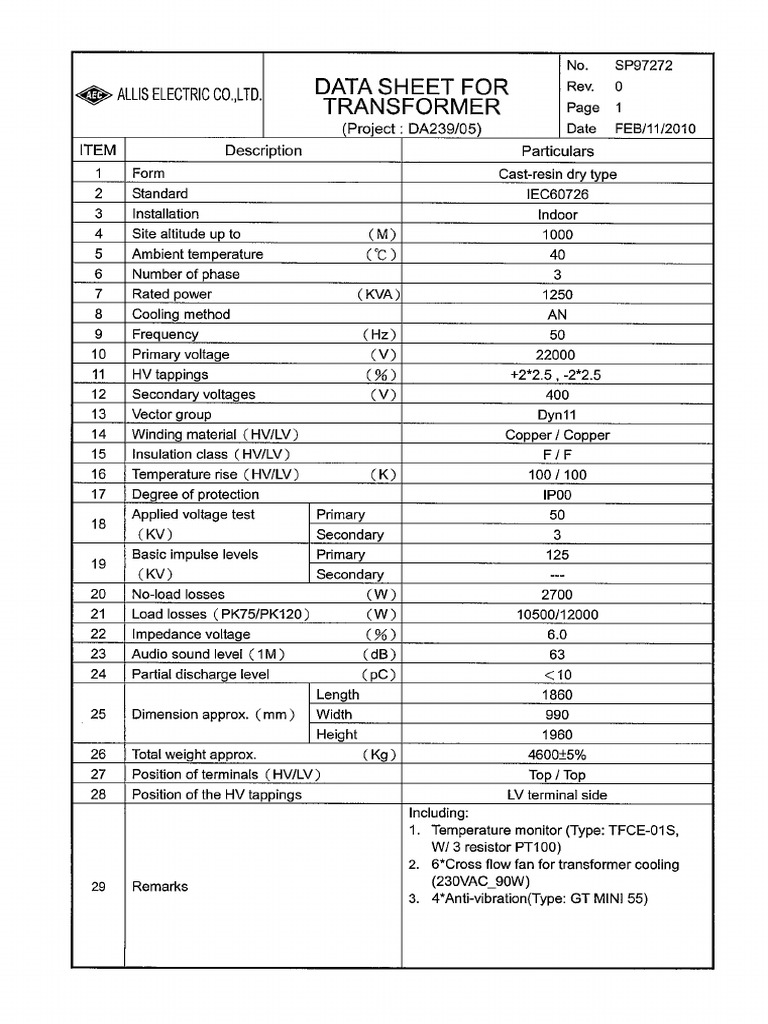 Datasheet MBA Gefol | PDF