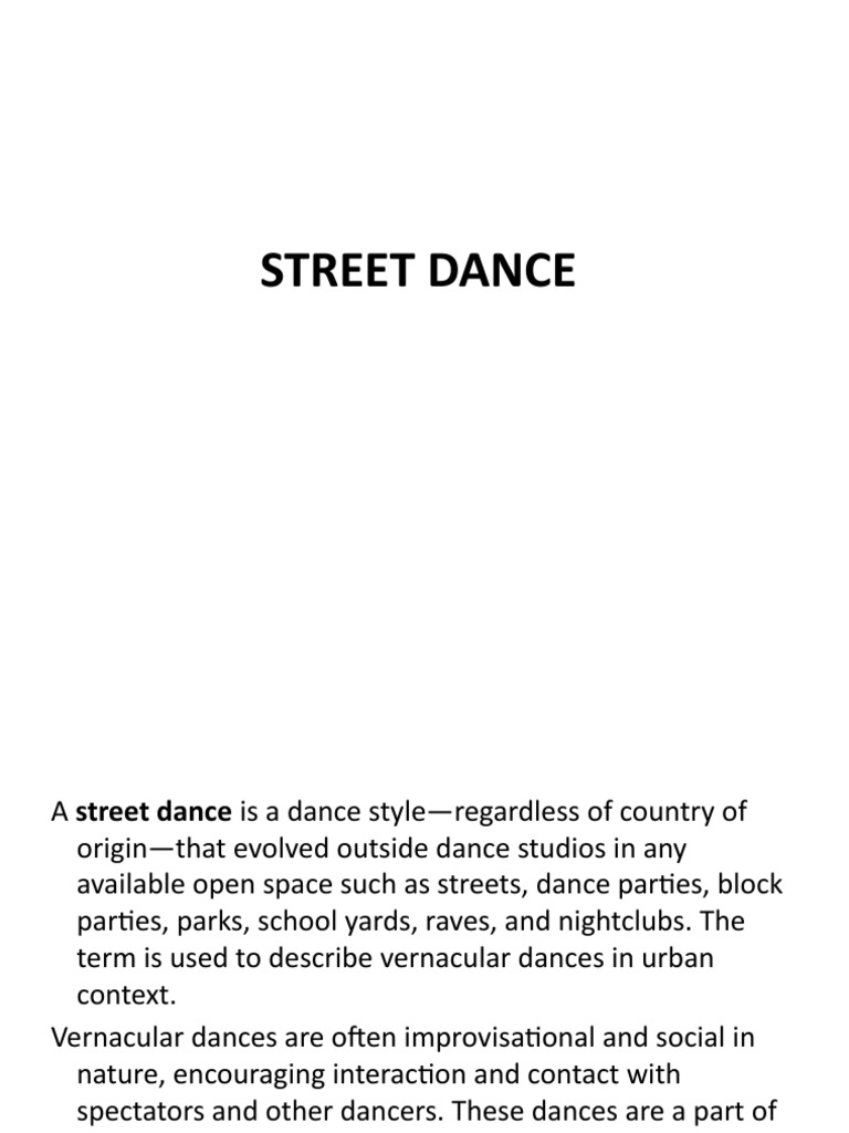 Street Dance | PDF | Disc Jockey | Rapping