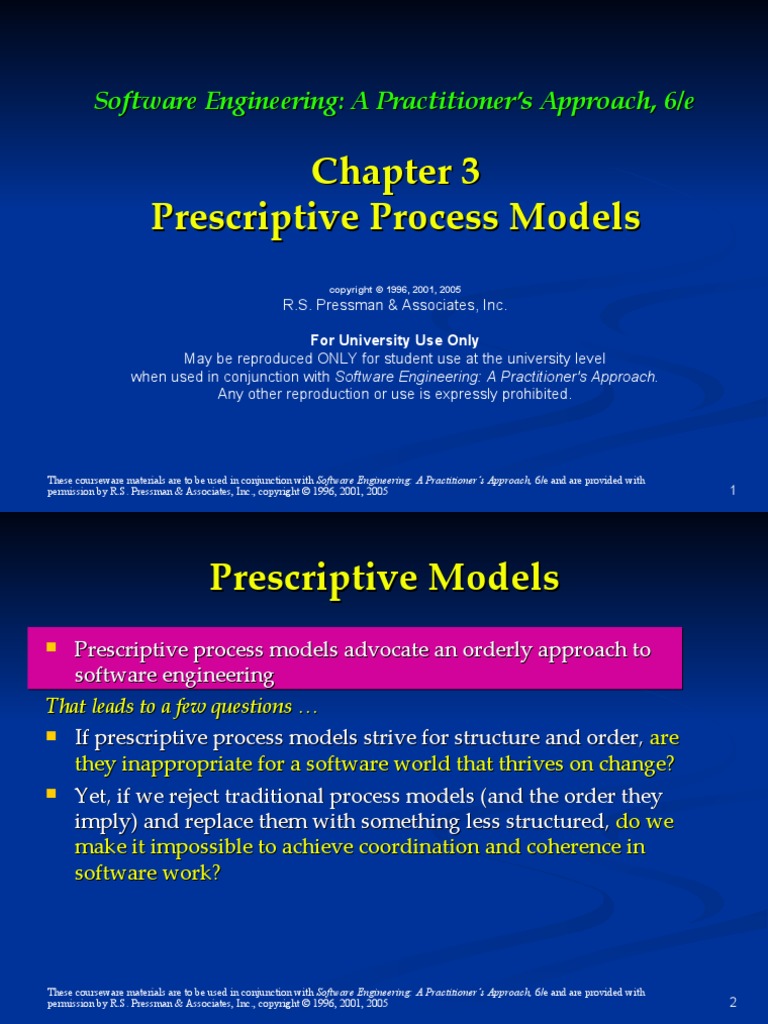 Prescriptive Process Models | PDF | Unified Modeling Language | Information Technology