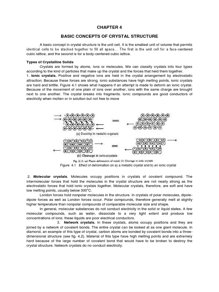 Classification and Properties of Crystalline Solids: An Overview of ...