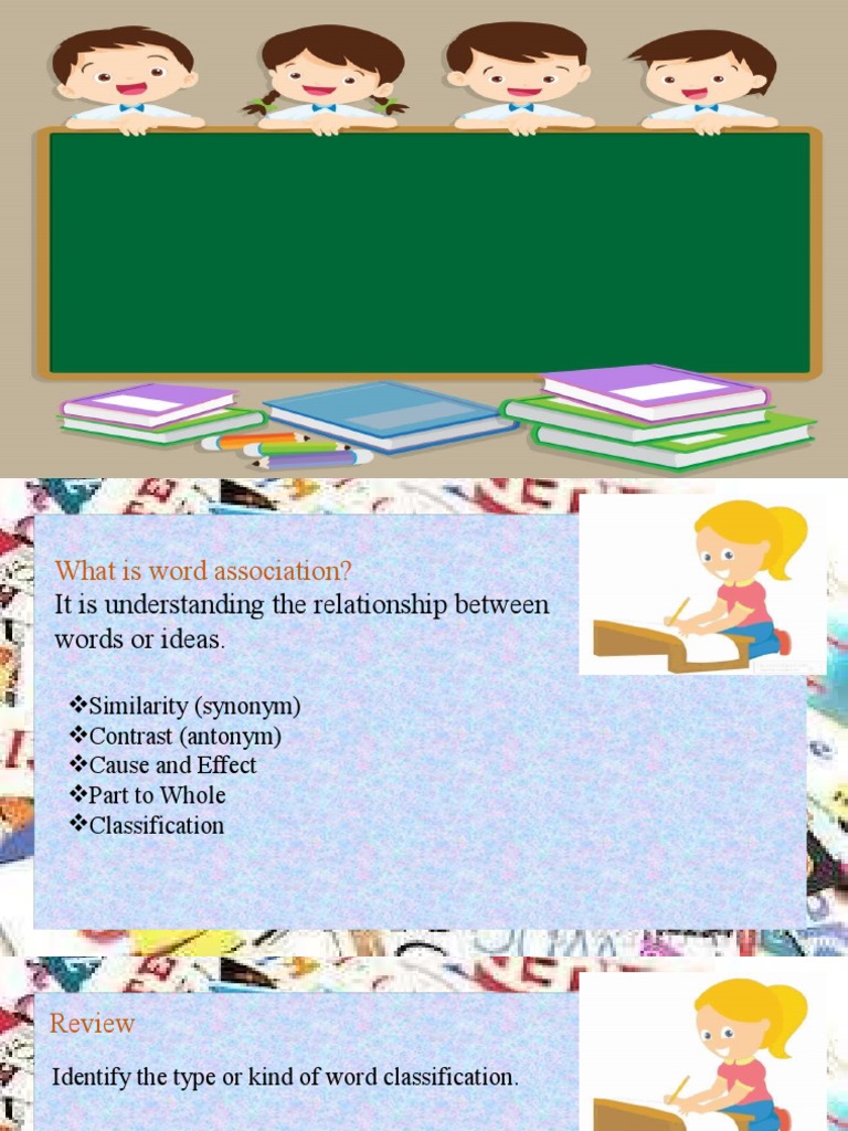 Word Association & Classification | PDF