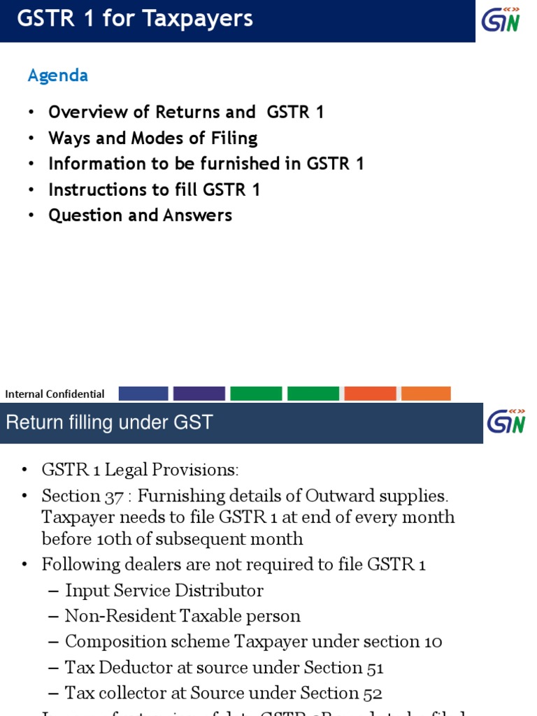 GSTR1 Guidelines | PDF | Invoice | Taxes