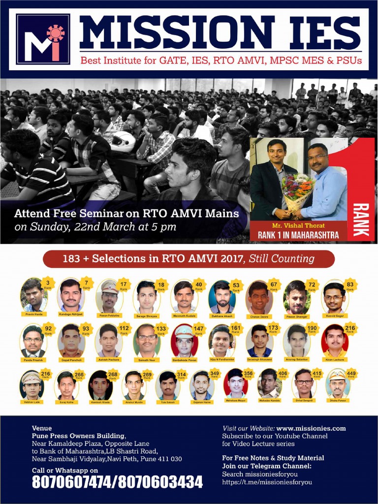 Mission IES Test 1 Solutions | PDF