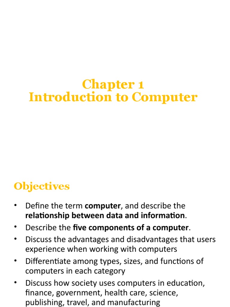 Intro To Computer | PDF
