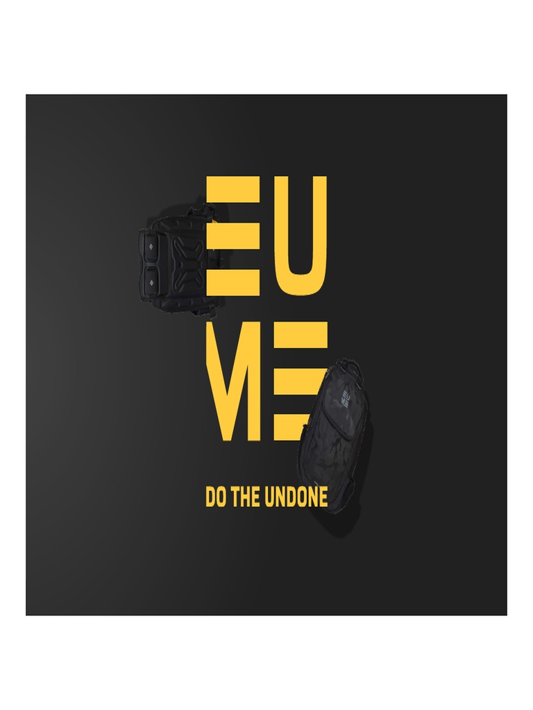 EUME Massager Backpack Bravia II Promotional Product 1 | PDF