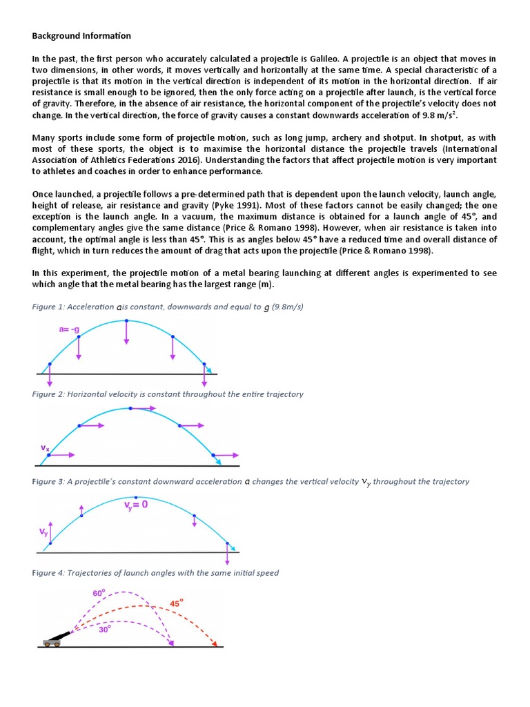 Determining the Optimal Launch Angle for Maximum Projectile Range ...