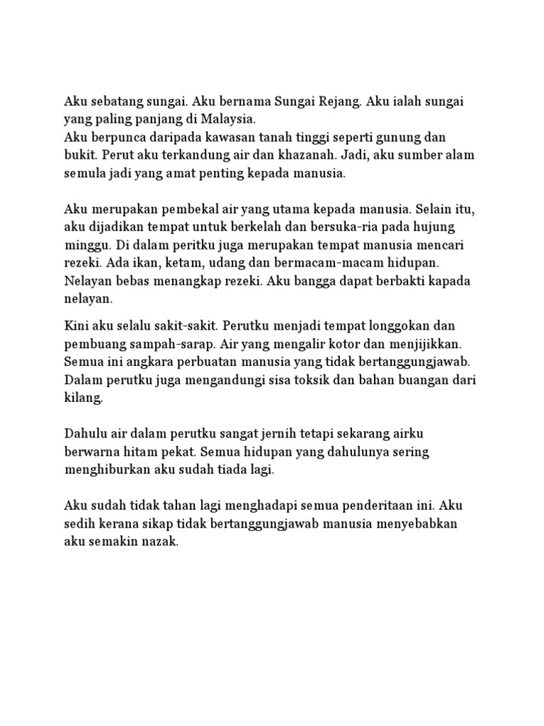 Aku Sebatang Sungai Pdf