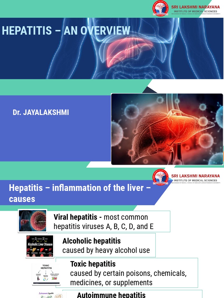Overview of Hepatitis Types and Causes | PDF | Hepatitis B | Hepatitis C
