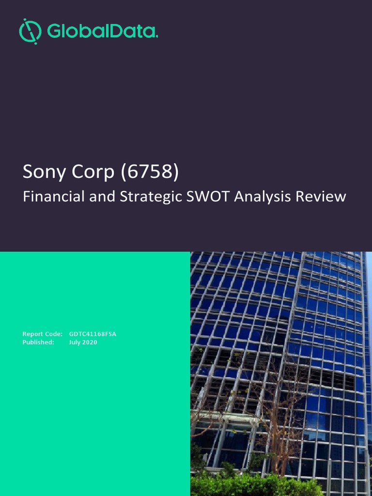Sony Corp (6758) - Financial and Strategic SWOT Analysis Review | PDF ...