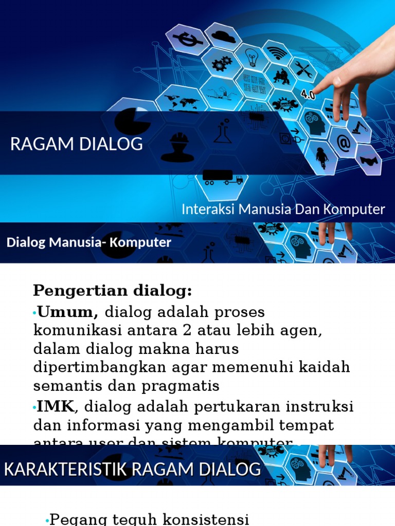 Ragam Dialog dalam Interaksi IMK | PDF