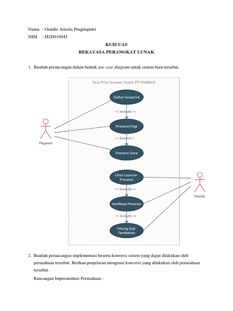 Kuis RPL H1D019041 Gendis Ariesta | PDF
