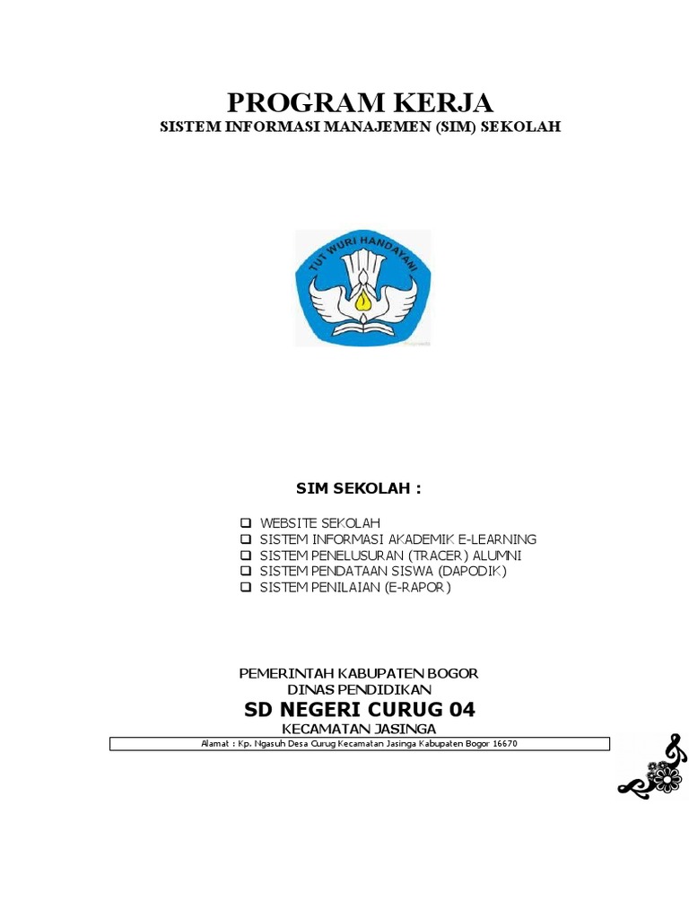 Program Kerja Pengelola SIM - Indonesia | PDF