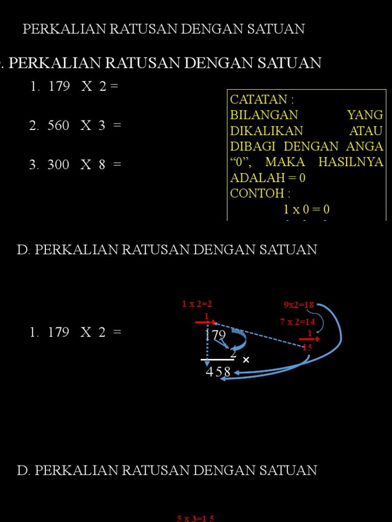 Perkalian Ratusan Dengan SATUAN | PDF