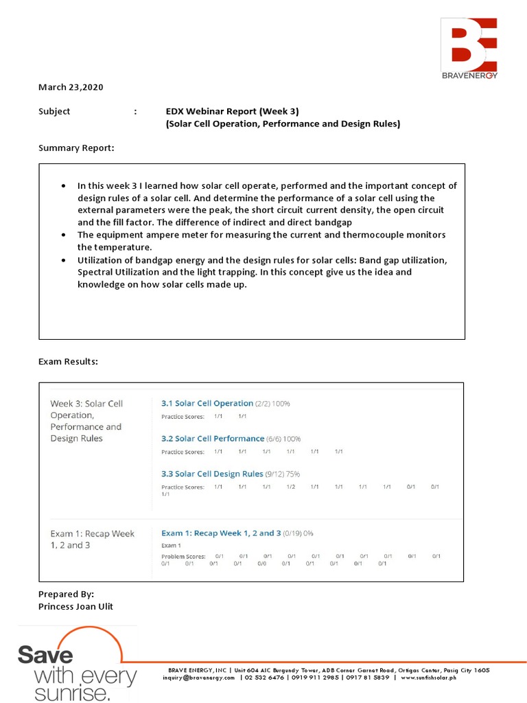 EDX Webinar Summary Report (Week 4) | PDF