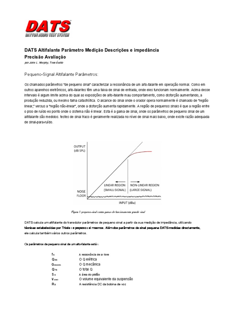 DATS V2 Measurement and Accuracy - En.pt | PDF | Alto-falante | Medição