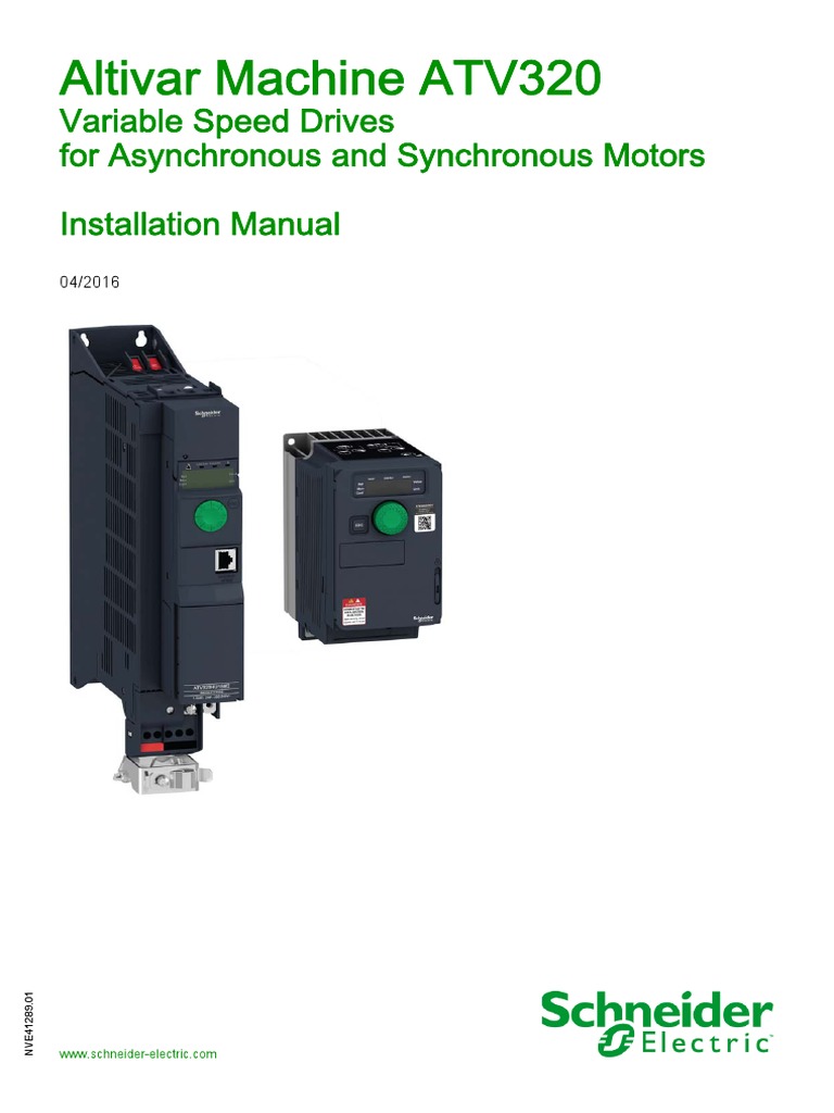 ATV320 Installation Manual en NVE41289 01 | PDF | Direct Current | Safety