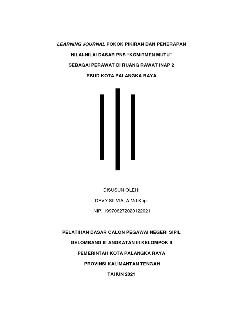 Devy Silvia - Learning Journal Komitmen Mutu | PDF
