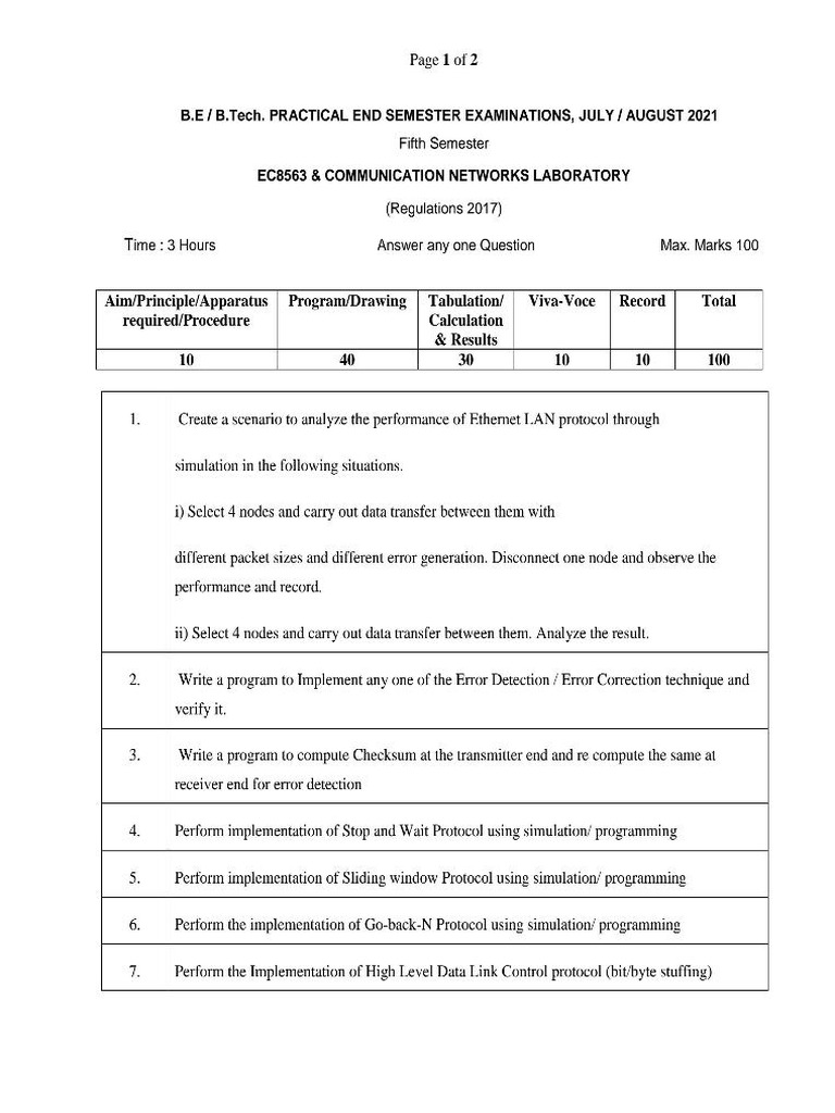 Ec8563 Question | PDF