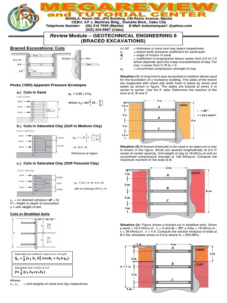 Review Module Geotechnical Engineering | PDF | Geotechnical Engineering ...