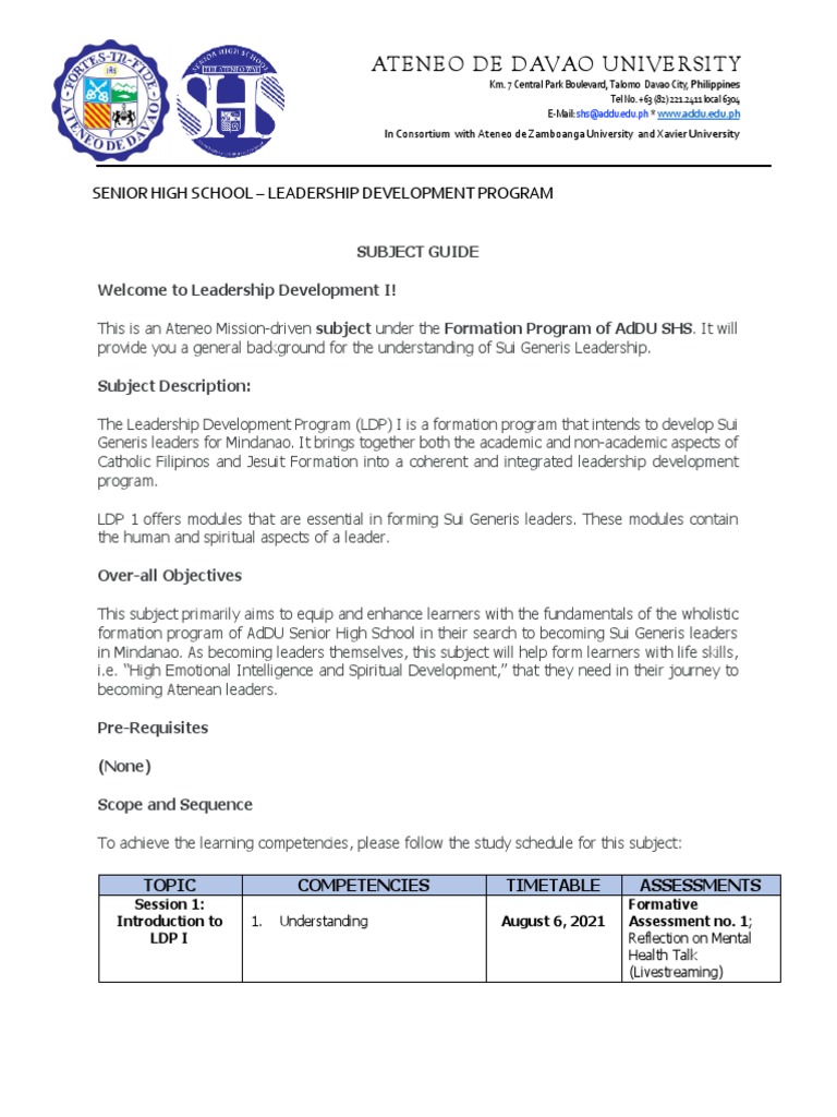 Leadership Development Program Guide | PDF | Cognition | Behavior Modification