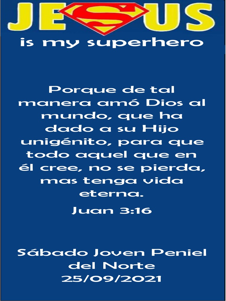 Jesus Mi Super Héroe | PDF
