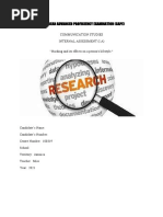 Communication Studies IA Outline | PDF | Linguistics | Narrative