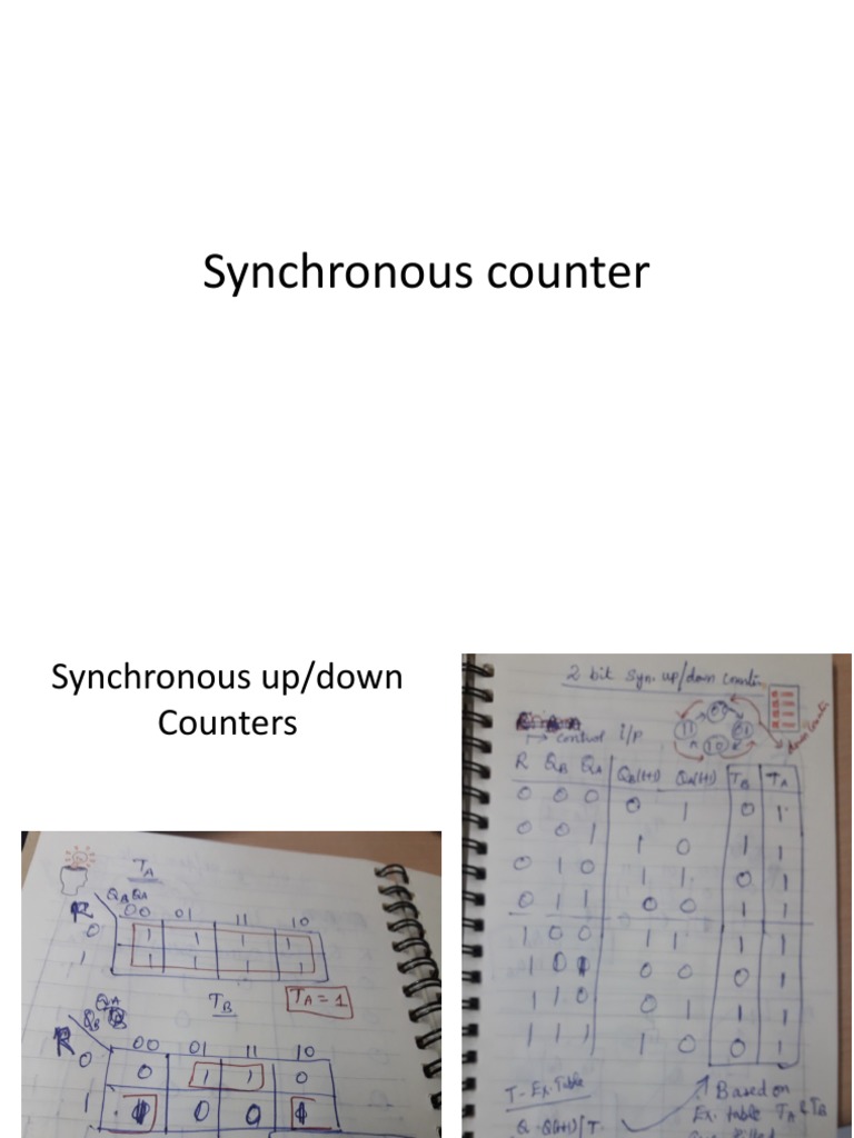Synchronous Up-Down Counter | PDF