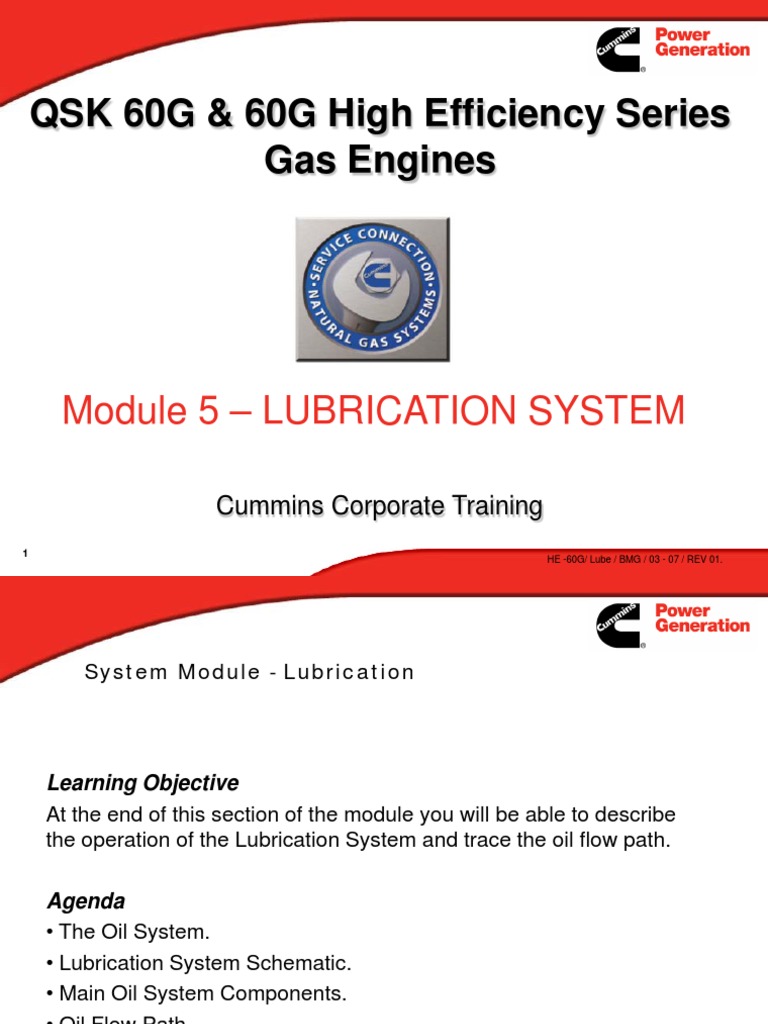 Module 6 Lube System | PDF | Turbocharger | Lubricant