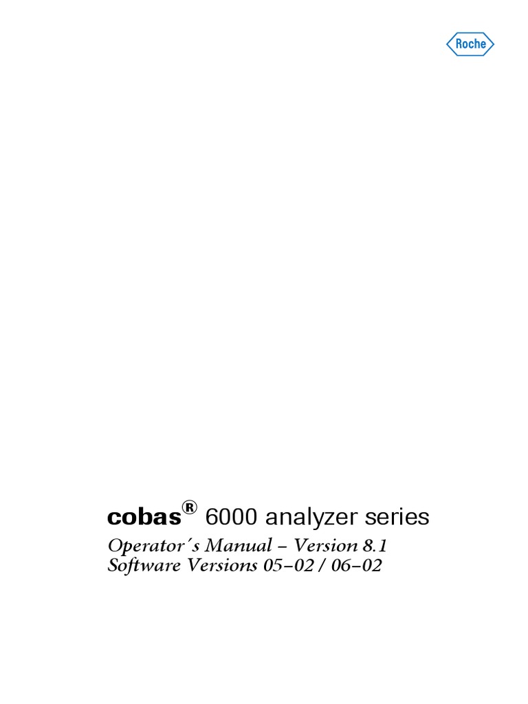Cobas 6000 OM V8-1 en Print | PDF | Free Software | International ...