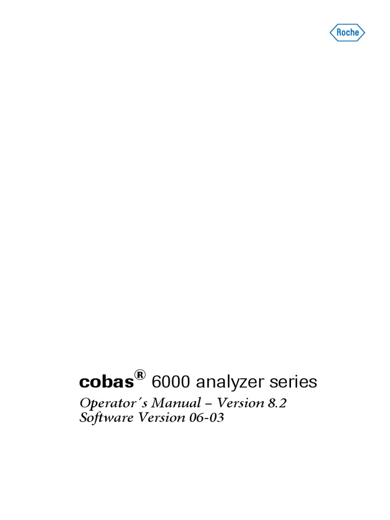 Cobas 6000 OM V8-2 EN | PDF | Free Software | License