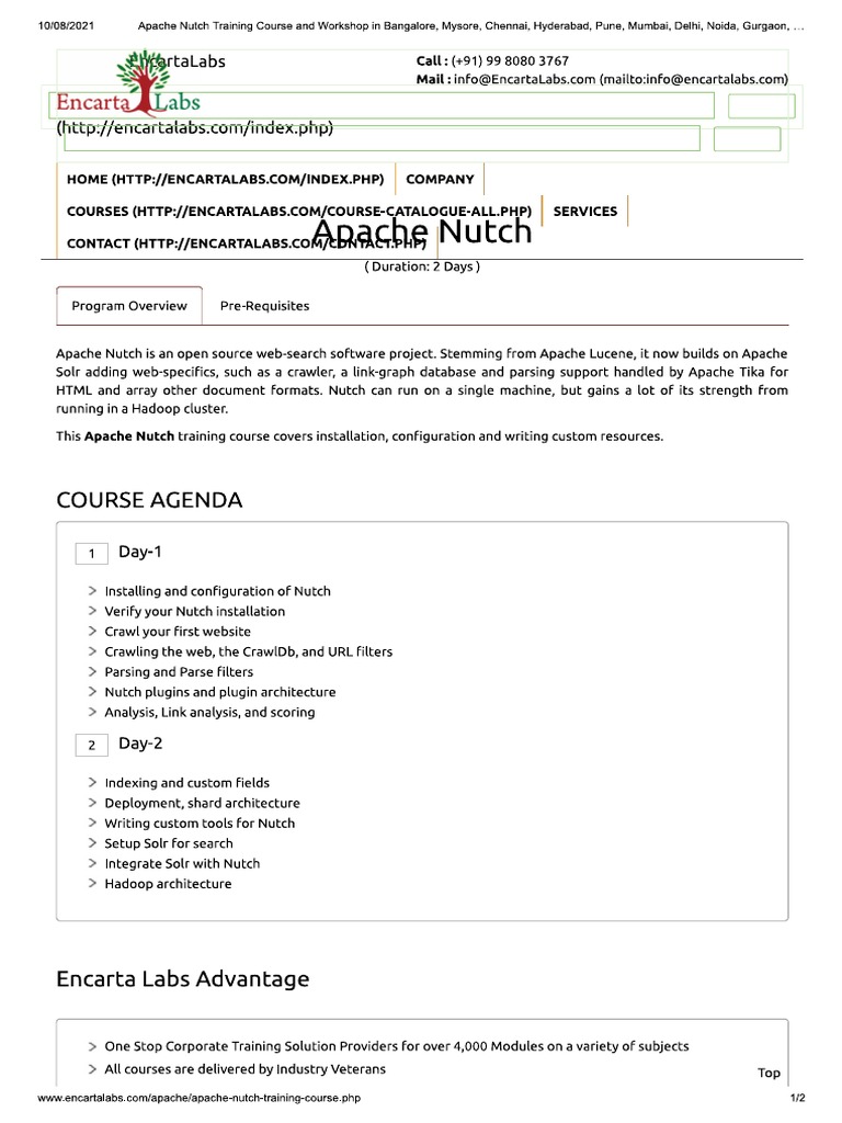 Apache Nutch | PDF