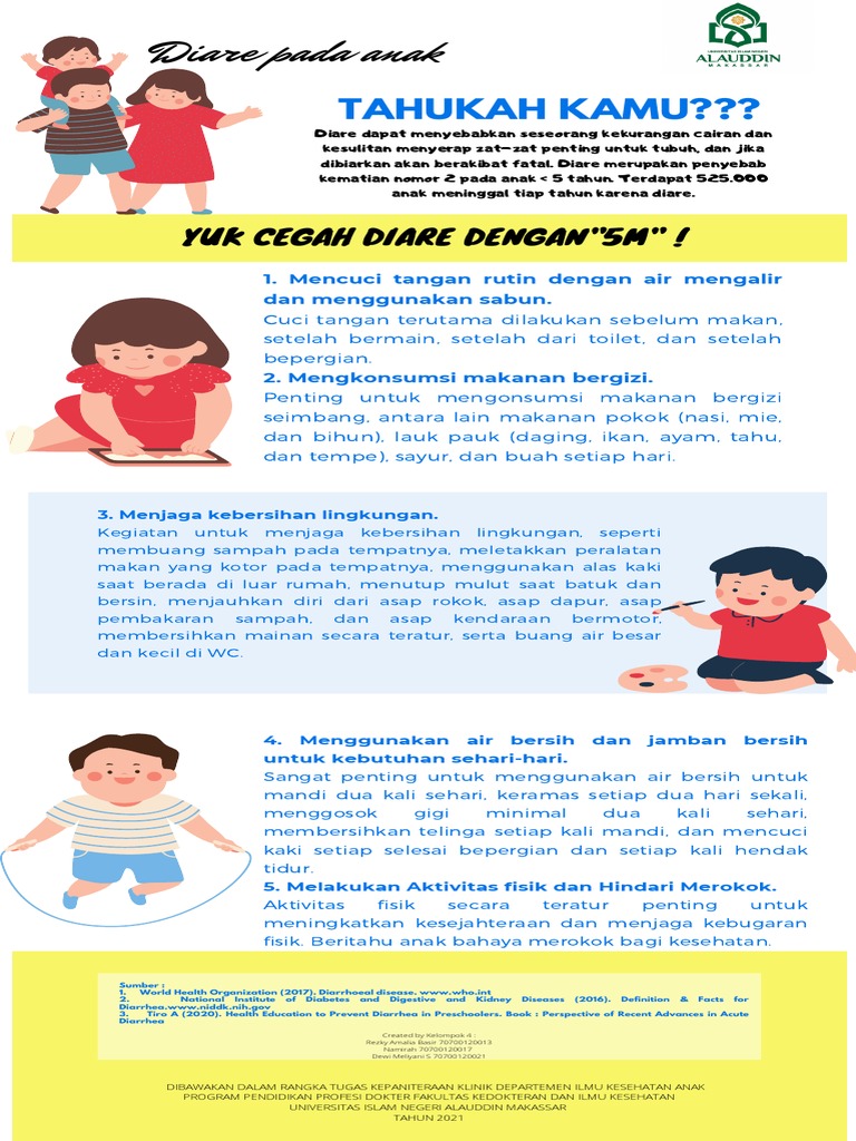 E-Poster Kelompok4 Diare | PDF | Kesehatan Holistik