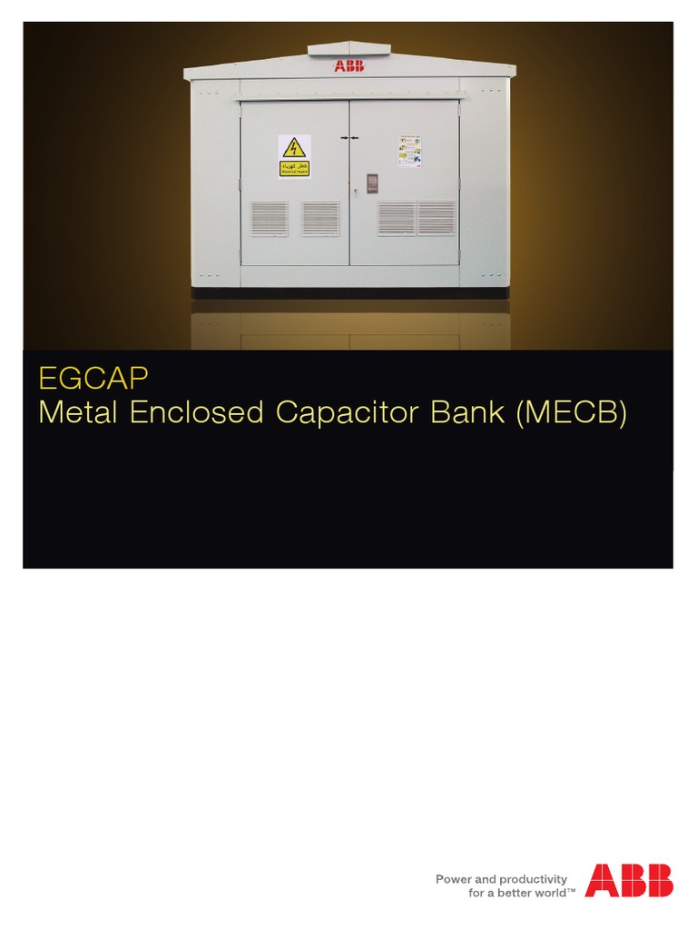 EGCAP Capacitor Bank | PDF | Capacitor | Ac Power