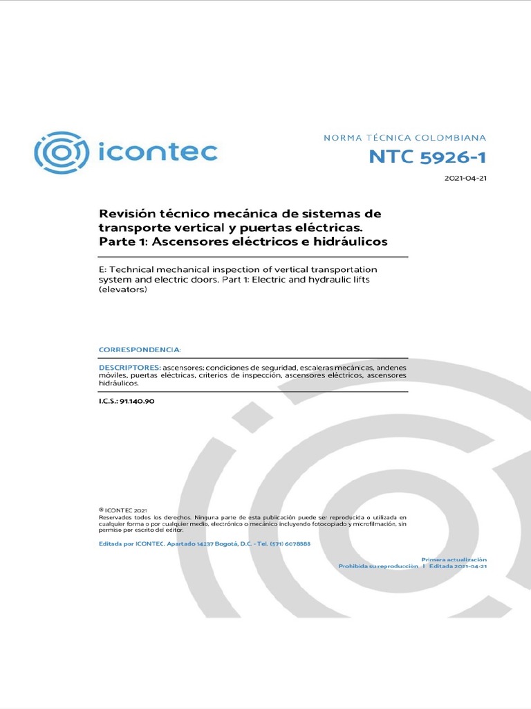 NTC 5926-1 2021 | PDF
