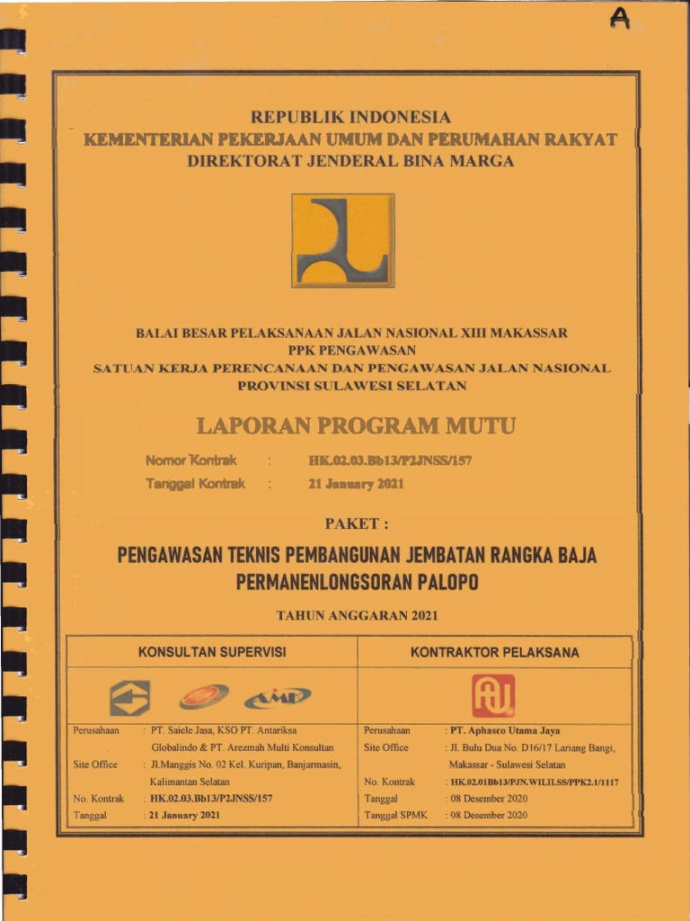 Laporan Program Mutu | PDF
