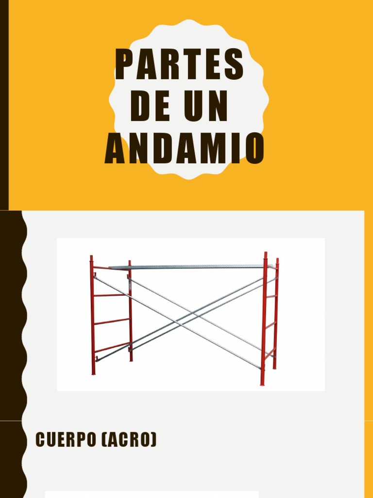 Partes de Un Andamio | PDF