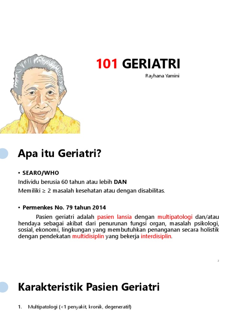Pemahaman Geriatri dan Karakteristiknya | PDF