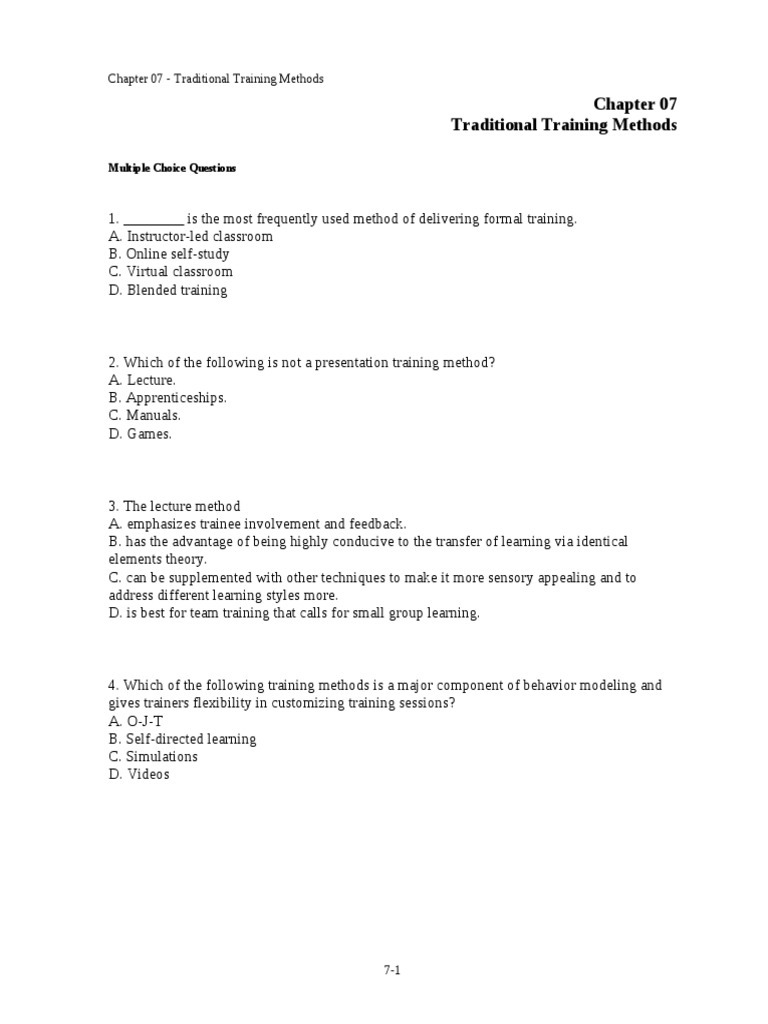 CH - 7 Ques Bank | PDF | Learning | Simulation