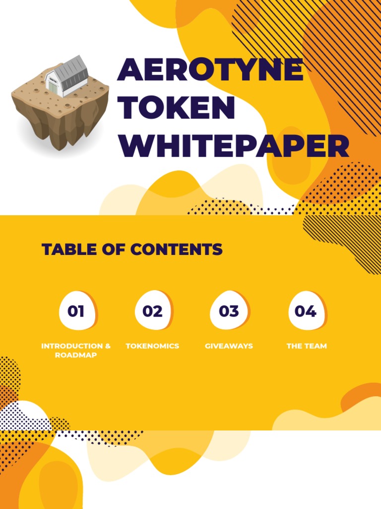 Aerotyne Token Whitepaper | PDF | Cryptocurrency | Investing
